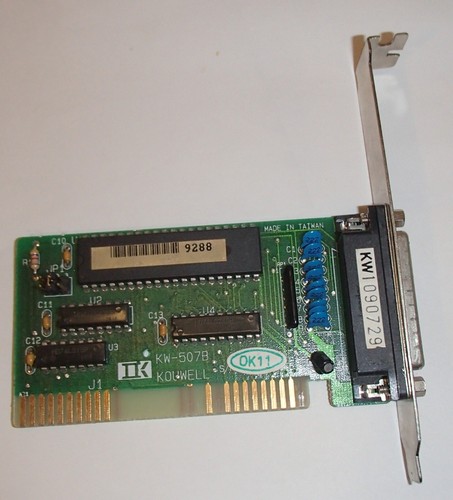 Kouwell 8-Bit ISA Parallel PC Card KW-507B DB25 Connector | eBay