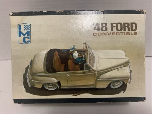 IMC VINTAGE 1948 '48 FORD CONVERTIBLE Model Kit 105-200 - 1/25 New | eBay