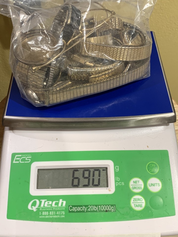 Mix Lot of Gold Filled Watch Bands Vintage Jewelry 690 grams Scrap Gold ...