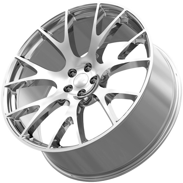 Performance Replicas PR161 Hellcat 20x10 5x115 +18mm Chrome Wheel Rim ...