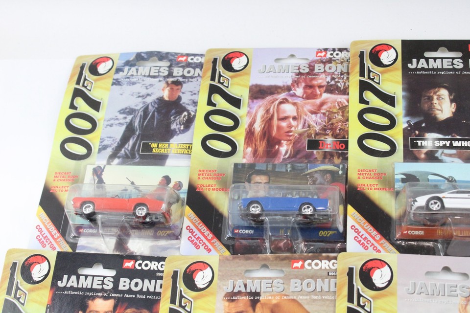 Corgi James Bond 007 Diecast Miniatures Card Back Models Joblot | eBay UK