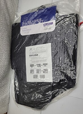 Hyundai All Weather Floor Mat Black Santa Fe 13-22 OEM B8013-ADU00 | eBay