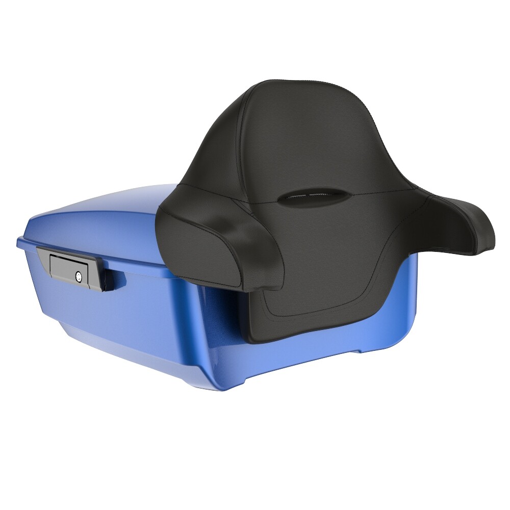 Springfield Blue King Tour Pack Fits Indian Chief/Roadmaster/Challenger ...