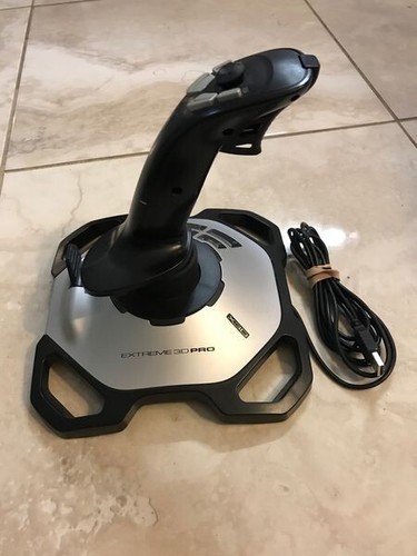 Logitech Extreme 3D Pro, USB Gaming Joystick, Tested to work. | eBay