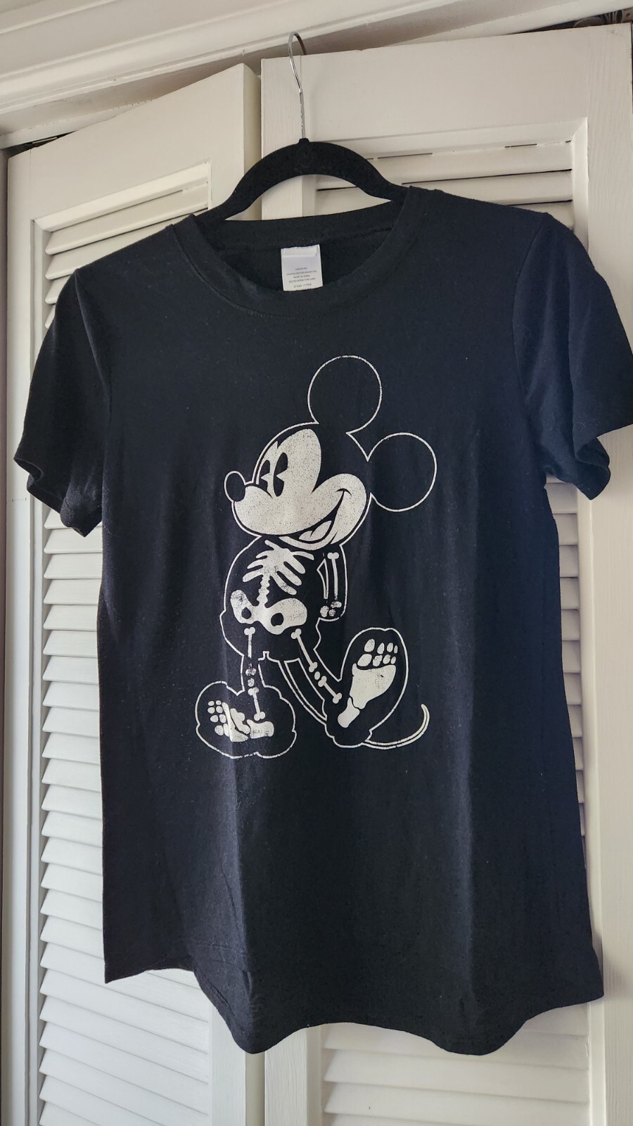 Disney X-Ray Mickey Mouse Jerry Leigh T Shirt Tee Bla… - Gem
