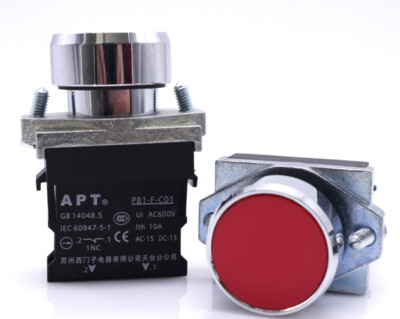 1pcs SIEMENS APT push button switch PB1S-01/R red | eBay