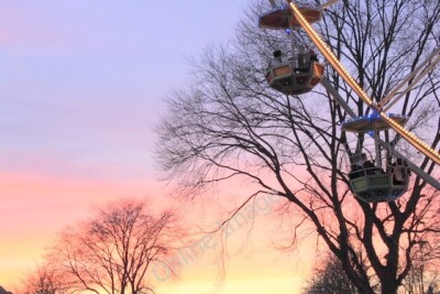 Photo 6x4 Cherry pickers Edinburgh The people on the big wheel look ...