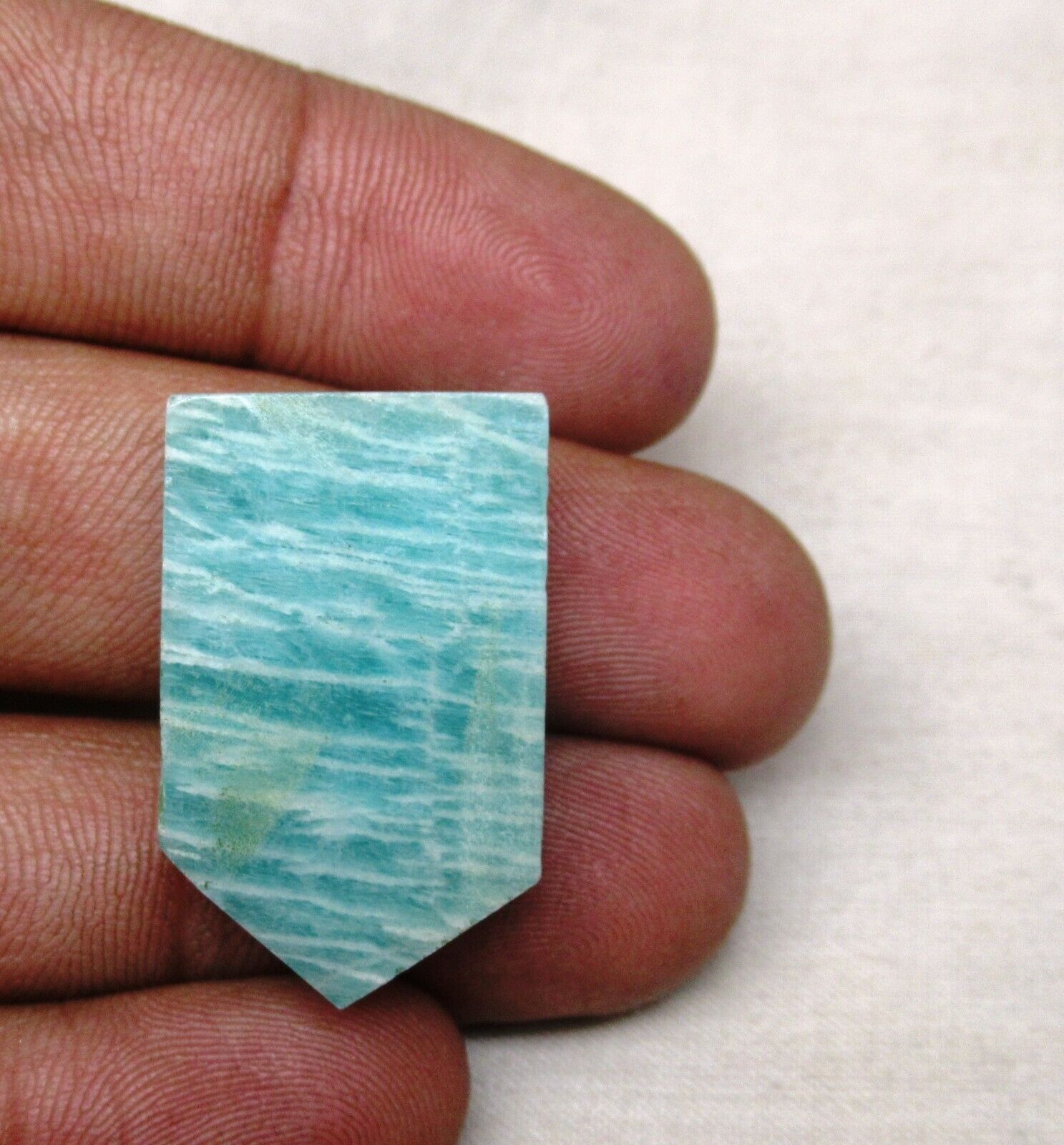 Amazonite Rose Cut Fancy 31.10 Cts Natural Loose Semi Precious Gemstone ...