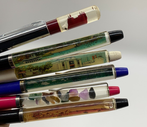 6 Various FLOATY TOPPER Pens Wells Fargo, Disney & More! Eskesen ...