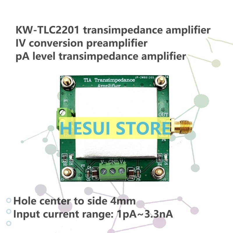 TLC2201 Transresistance amplifier Weak current measurement module IV ...