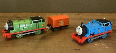 Thomas & Percy Mail Car Trackmaster Motorized Lot Trains Engines 2013 ...