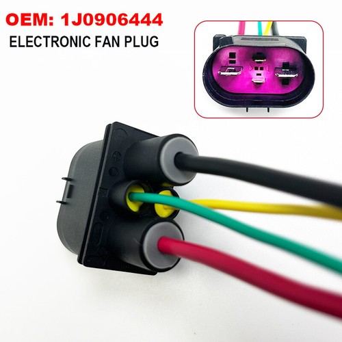 Radiator Fan Wiring Plug Sensor Connector For VW Jetta Rabbit Golf GTI ...