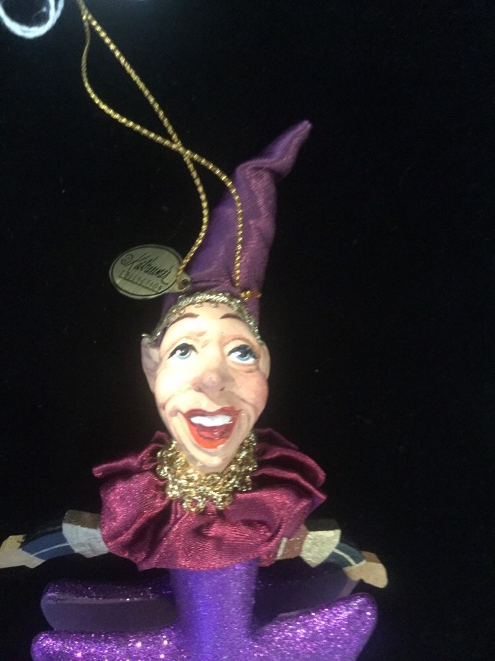 Katherine's Collection Retired Articulating Pull String Jester Ornament ...