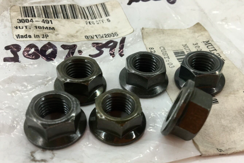 6 Pack Genuine Arctic Cat 3004-491 ATV / Snowmobile Replacement 10Mm ...