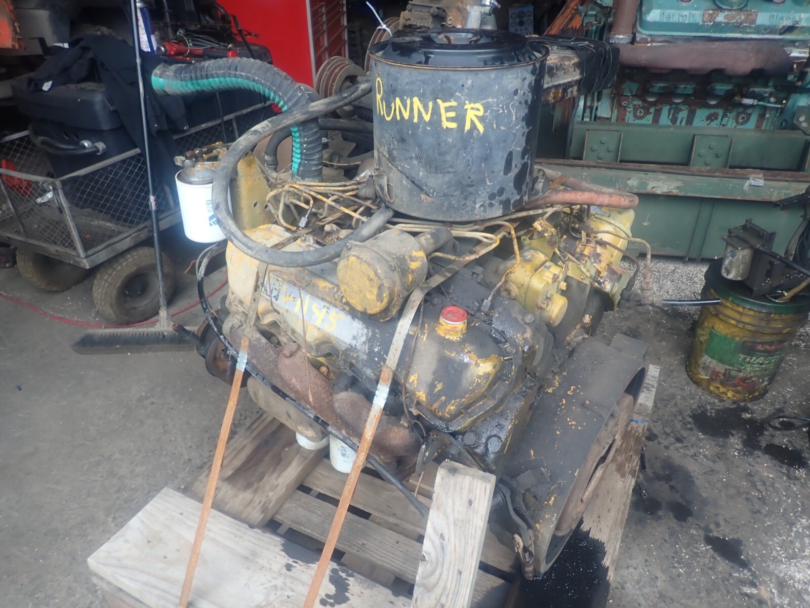 Caterpillar 1145 Diesel Engine RUNS EXC. VIDEO! CAT Truck V8 3208 | eBay