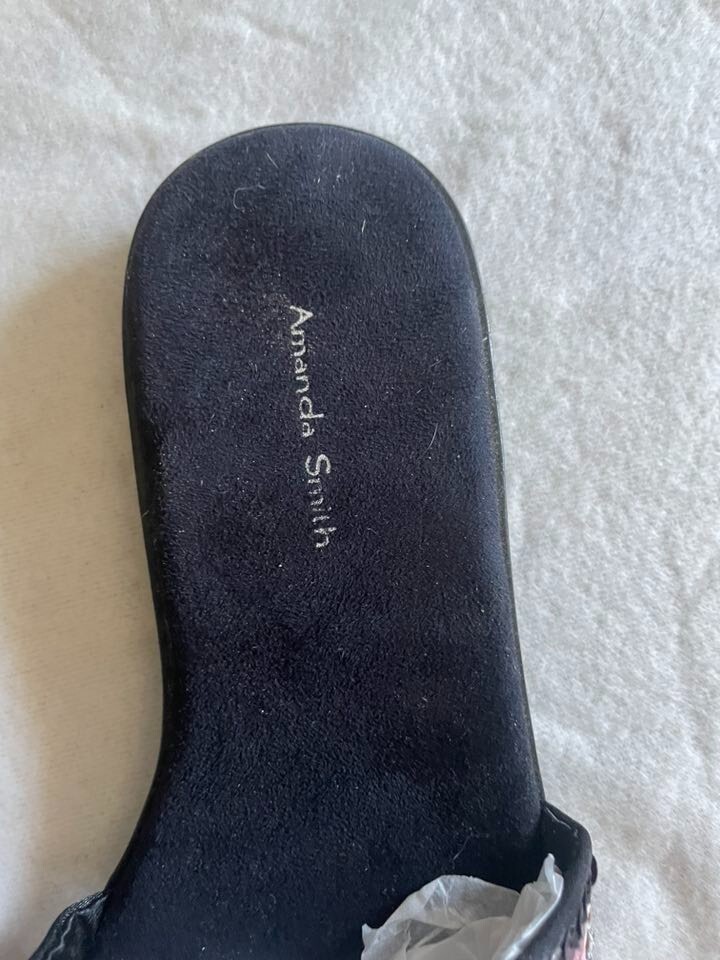NWOT Amanda Smith Bohemian Sequin Slides | eBay