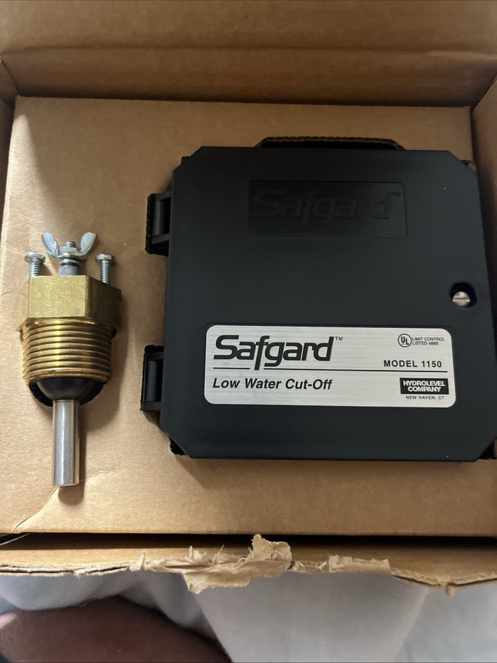 Hydrolevel Safgard Low Water Cut-Off for Water Boiler 120VAC Model 550 ...