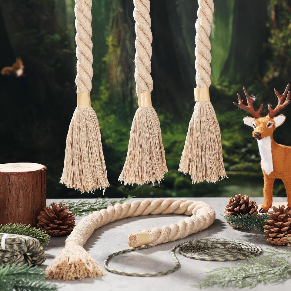 4 Pack Hemp Scrape Rope 30 Inch Scent for Deer Hunting Mock Brown | eBay