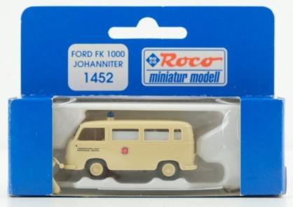 Roco 1452 HO Scale Ford FK 1000 Johanniter Cream Van | eBay