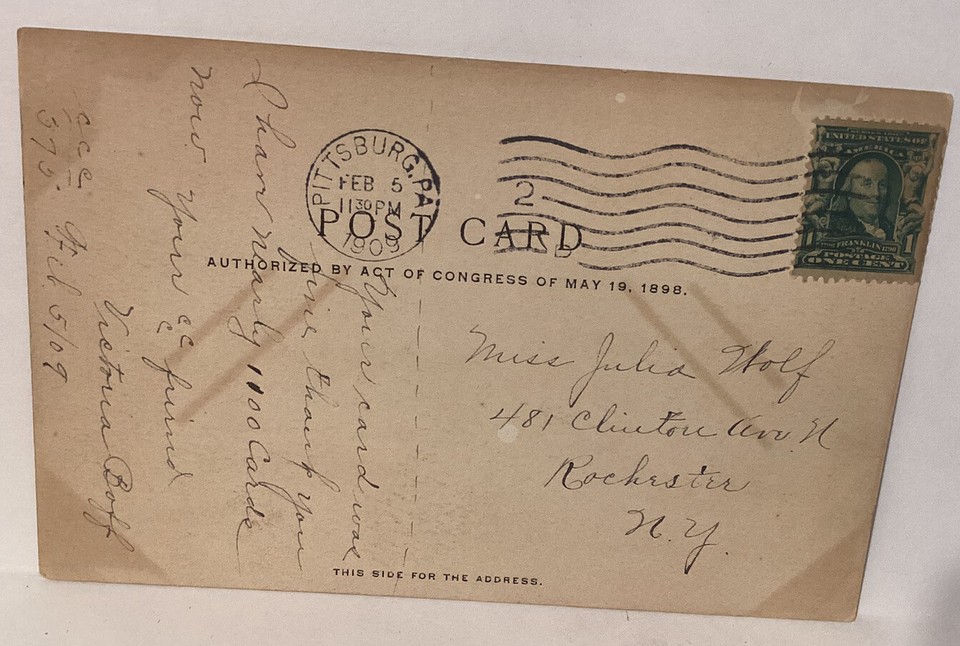 1898 H.J. HEINZ MANY WORKERS ROOF GARDEN CABANAS + PITTSBURGH PA. RARE ...