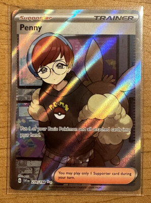 Pokémon TCG Scarlet and Violet Penny (ENGLISH) Trainer 239/198 - Pack ...