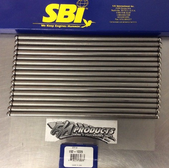 Pontiac 350 389 400 455 V8 1959 To 1979 9.136" Long Push Rod Set SBI ...