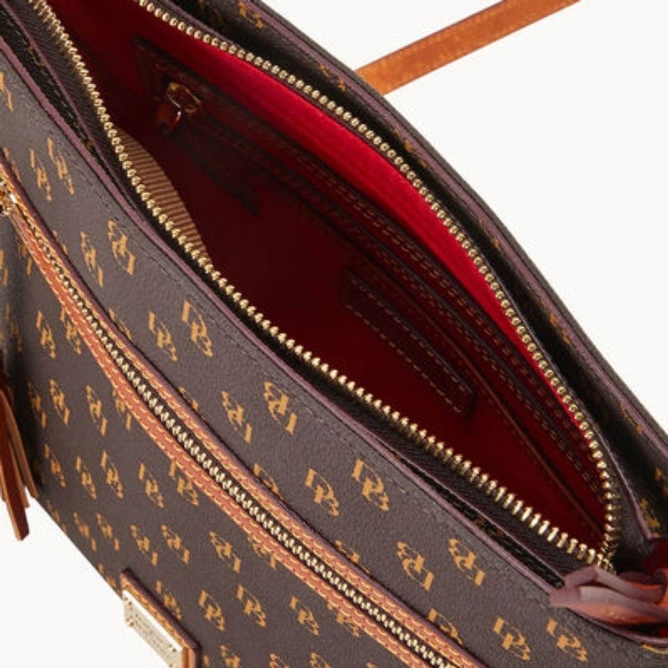 NEW Dooney & Bourke | Gretta Lani Monogram Brown Crossbody Purse Bag ...