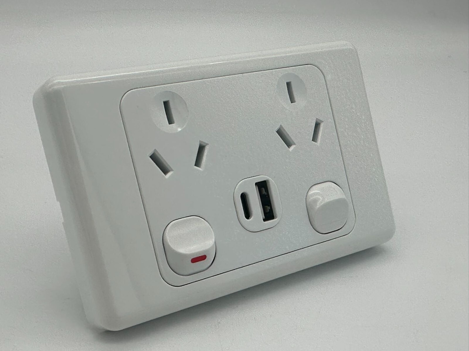 Double USB TypeC Power Point GPO 10A Plug Socket Switch Wall outlet ...