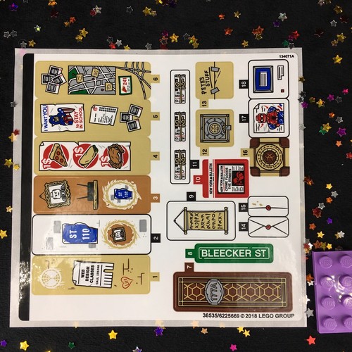 NEW LEGO Sticker Sheet 1 Super Heroes Avengers Sanctum Sanctorum ...