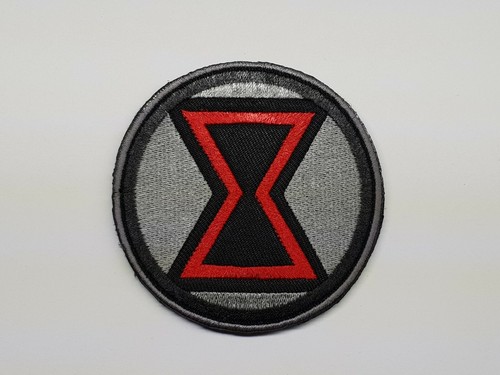 Black Widow logo Hook and Loop Patch Badge Tactical Morale Marvel comic ...
