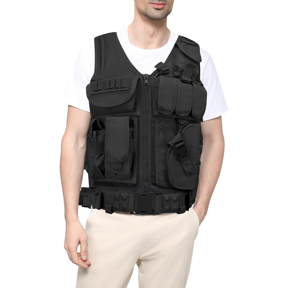 Tactical Vests Military Vests Multi-Pocket Organizer Vests Gun and Ammo ...