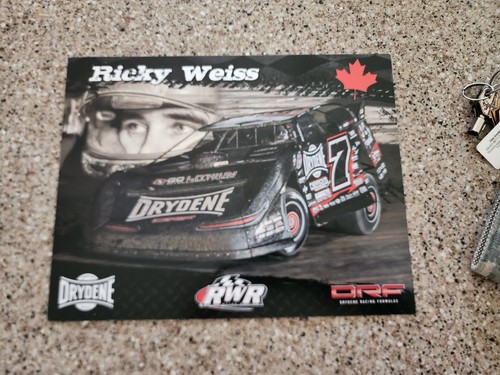 RICKY WEISS #7 DRYDENE LATE MODEL CAR HERO CARD | eBay