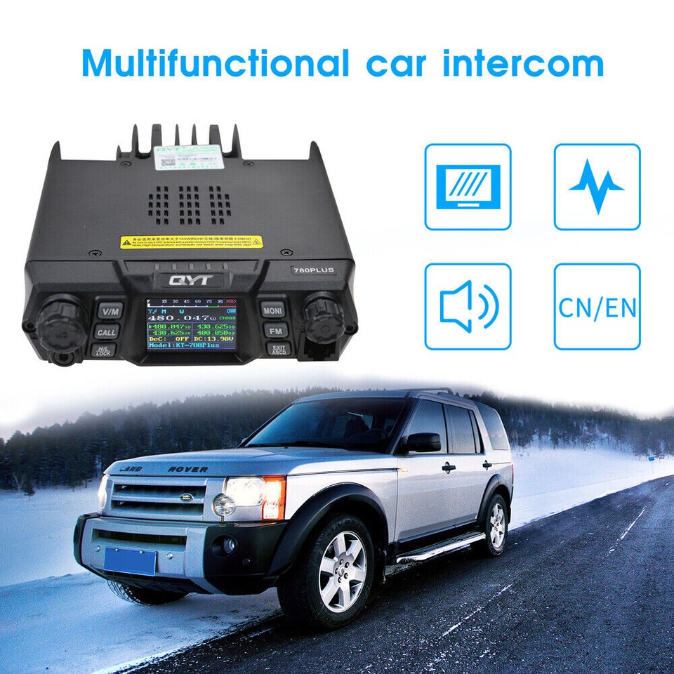 QYT KT-780 Plus Mobile Radio UHF 75W Car Radio/Mobile Transceiver KT ...