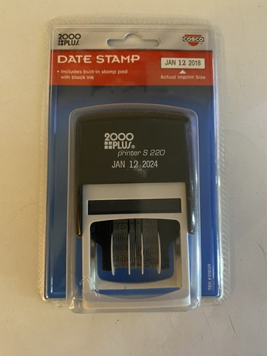 Cosco 2000 Plus Printer S-220 Self-Inking Dater, Black Ink | eBay