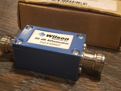 Wilson [859927] 20dB Cell Signal Attenuator Booster Amp, N-Female ...