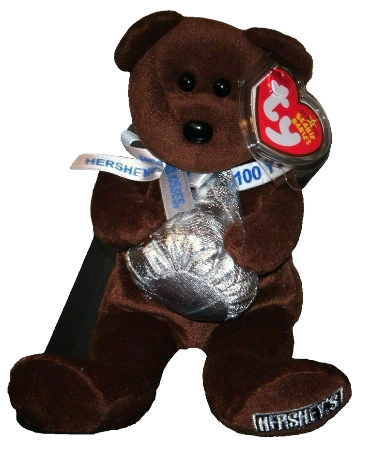 Ty Beanie Baby COCOA BEAN the Hershey Bear (Walgreen's Exclusive) 8.5 ...