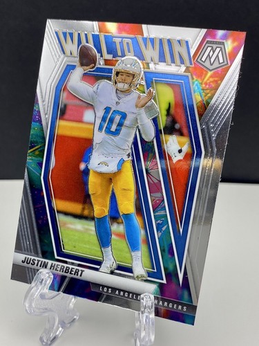 2021 Mosaic JUSTIN HERBERT WILL TO WIN WW-4 CHARGERS | eBay