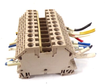 WEIDMULLER TERMINAL BLOCK, WDU4, 4 MM, LOT OF 10 | eBay
