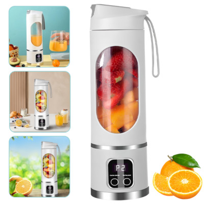 450ml Portable USB Rechargeable Juicer Cup Electric Mixer Blender ...