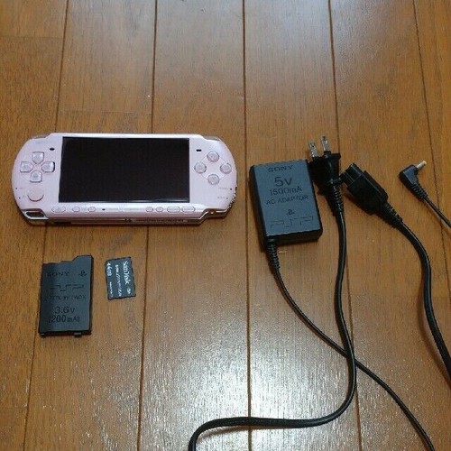 Sony PSP 3000 Launch Edition Blossom Pink Console & Chargeur & Carte ...