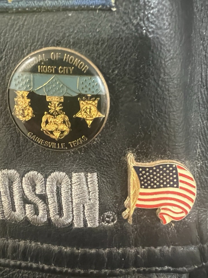 Harley-Davidson Leather Vest XL Patriot Guard Riders Military Pins | eBay