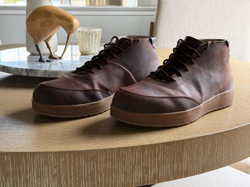 Red Wing Draftsmith Chukka Boot, Safety Toe, 5in, brown leather. Size ...