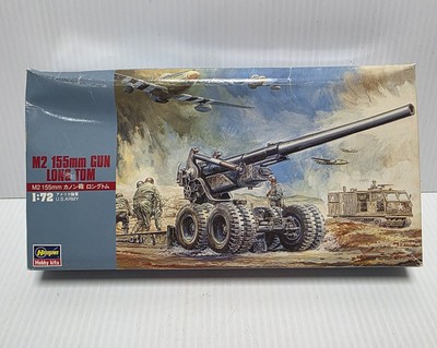 NEW 1/72 HASEGAWA 155MM M2 Long Tom Artillery Model Kit NOS Complete | eBay