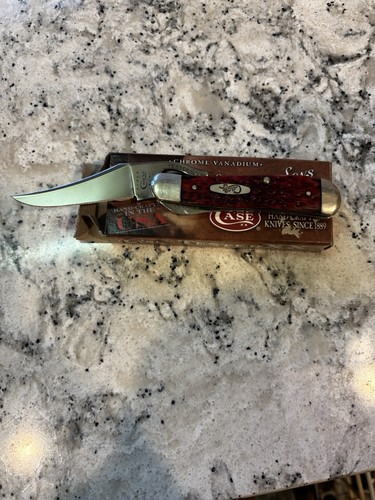 Case Russlock Dark Red Bone CV Steel -2010 | eBay