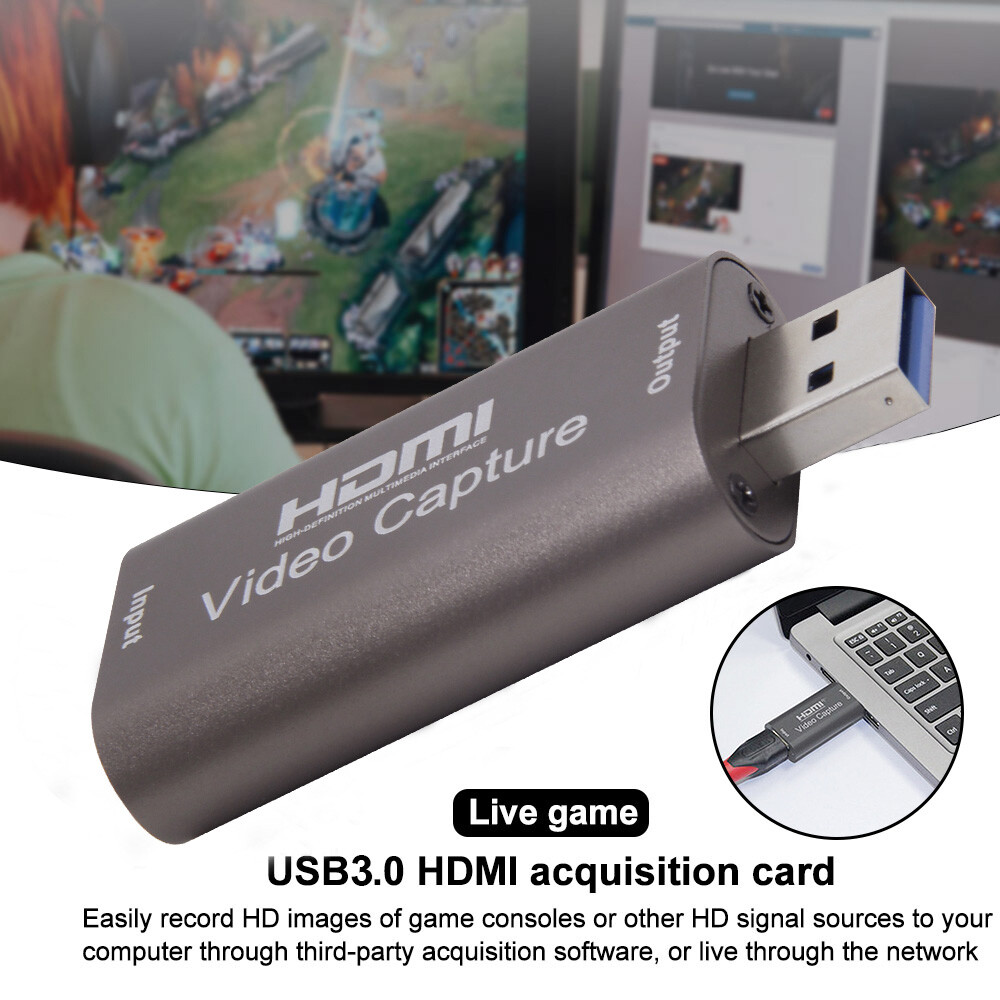 HDMI to USB 3.0 Video Capture Card for 1080P Video Recorder Game Live ...