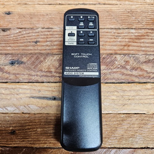 Sharp RRMCG0024AWSA Remote Control For Sharp CD Player IR Tested and ...
