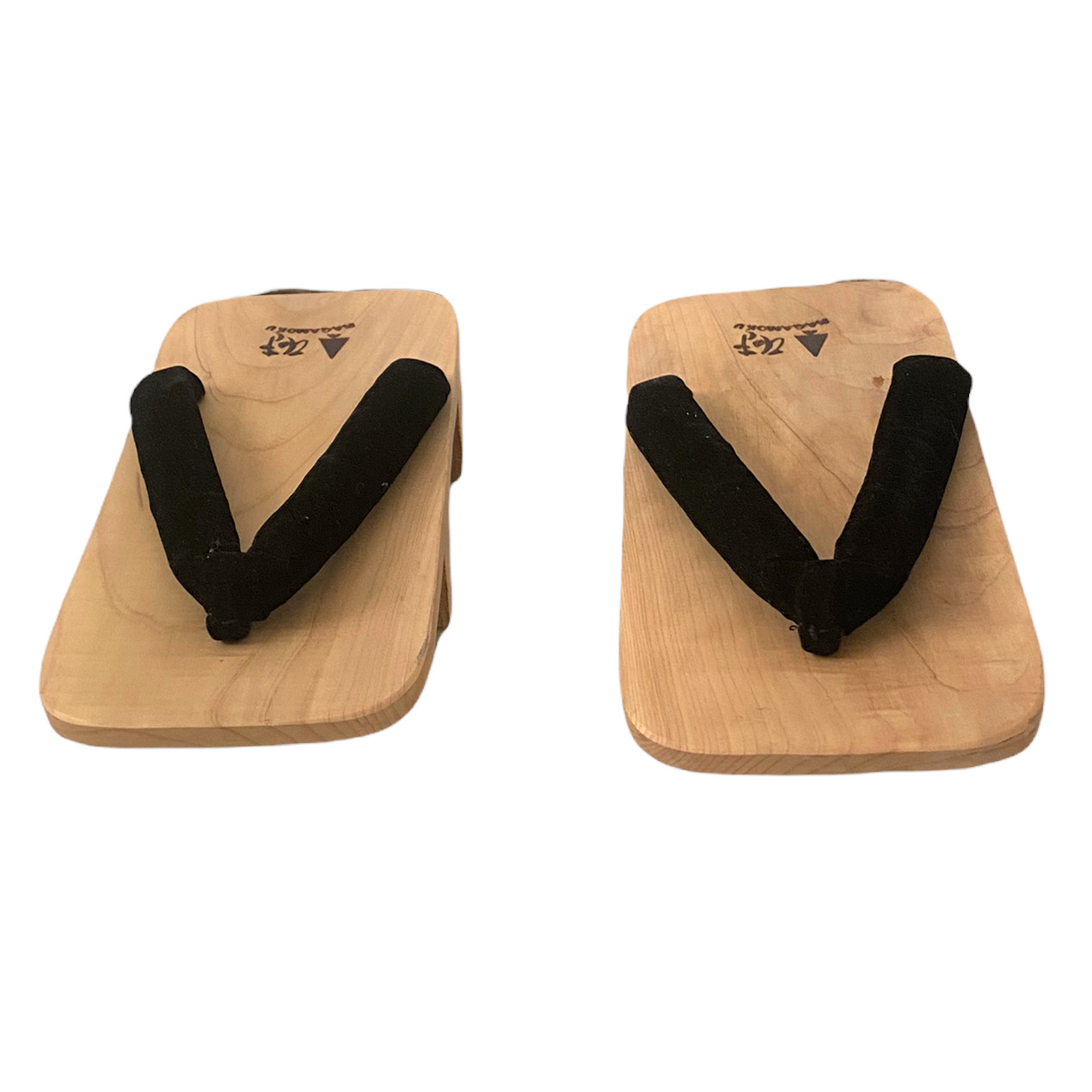 Nagamoku Womens Geta Sandals 2 Heels Wooden JAPAN Fli… - Gem