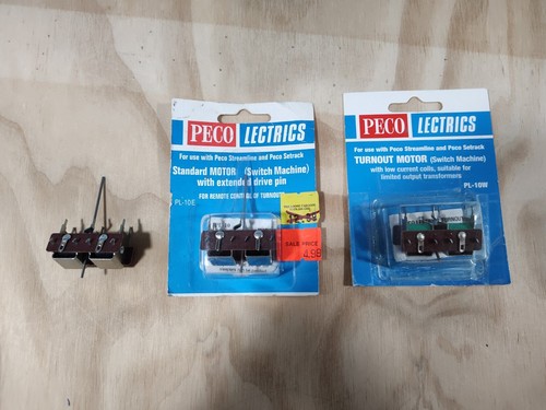 (2) Peco PL-10E and (1) Peco PL-10W Switch Machines | eBay