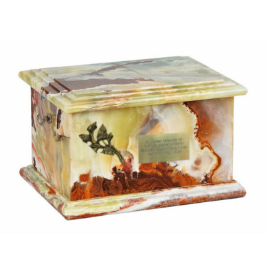 Stone Adult Cremation Casket Funeral Ashes urn Unique natural Memorial ...