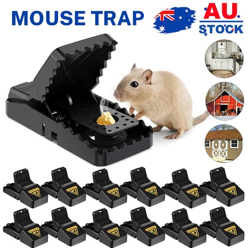 Plastic Mouse Traps Reusable Rat Snare Moush Catcher Rodent Indoor Mice ...